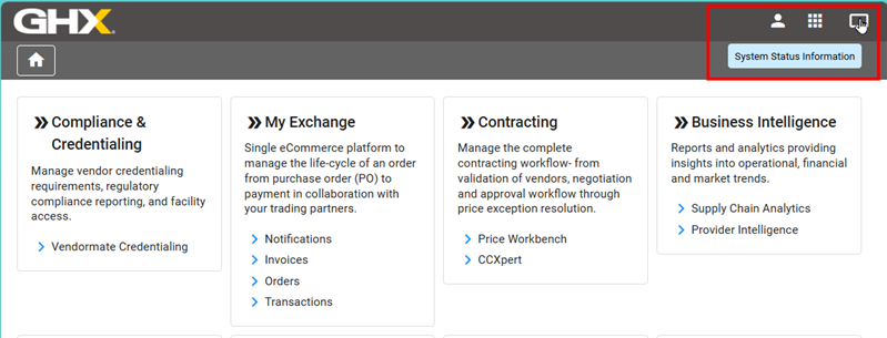 View GHX System Status