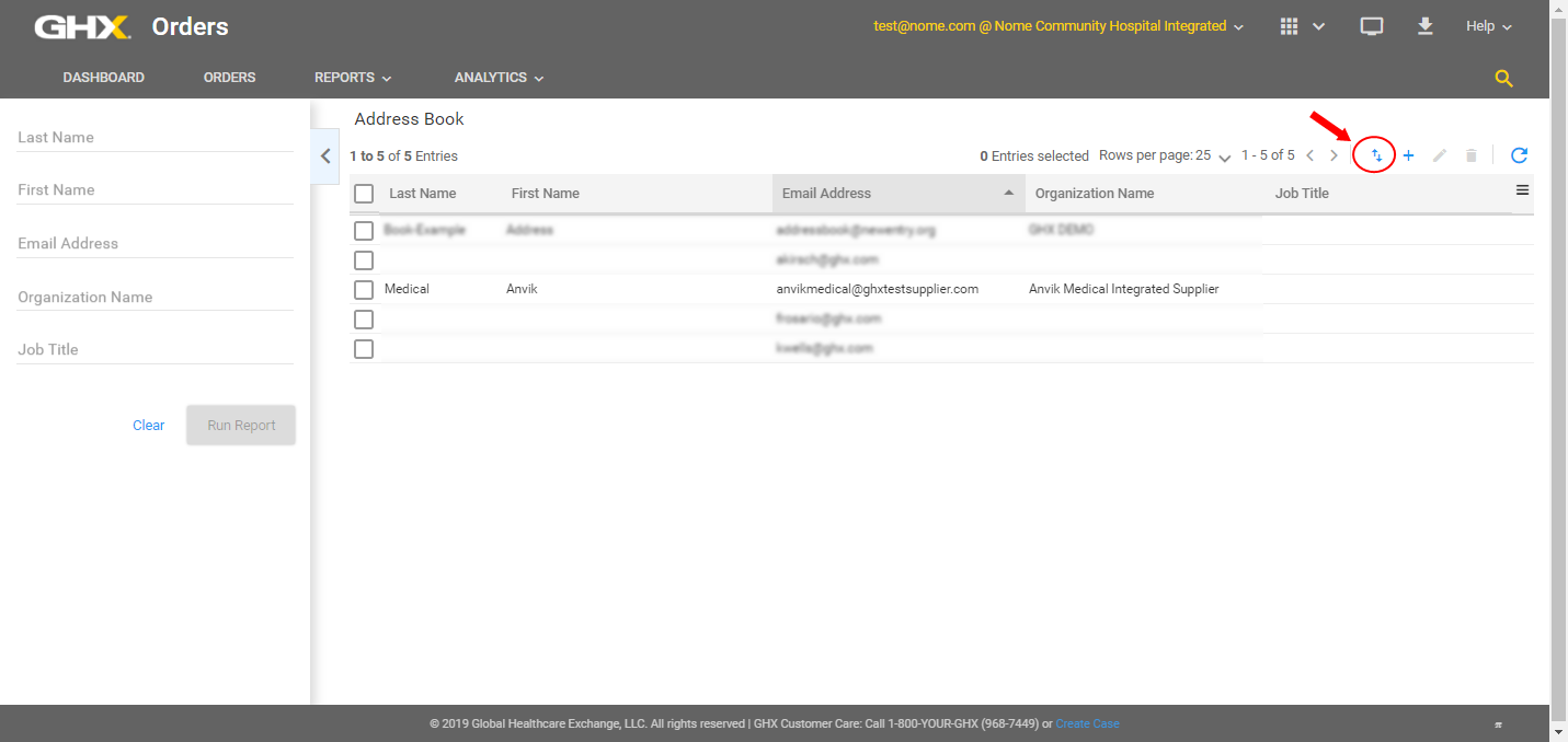 Import Address Book Entries Import Address Book Entries